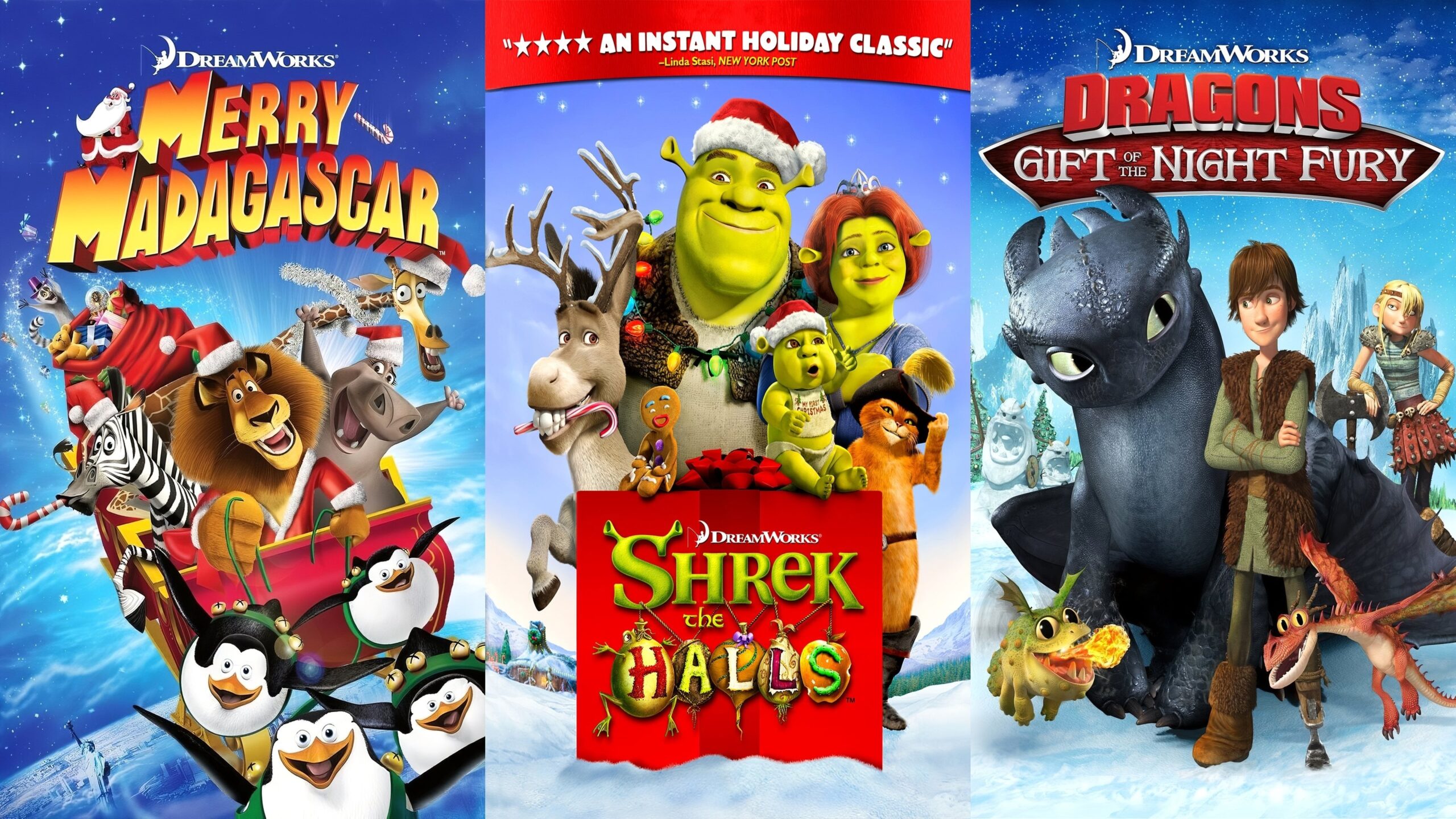 Dreamworks Holiday Classics (Merry Madagascar / Shrek the Halls / Gift ...