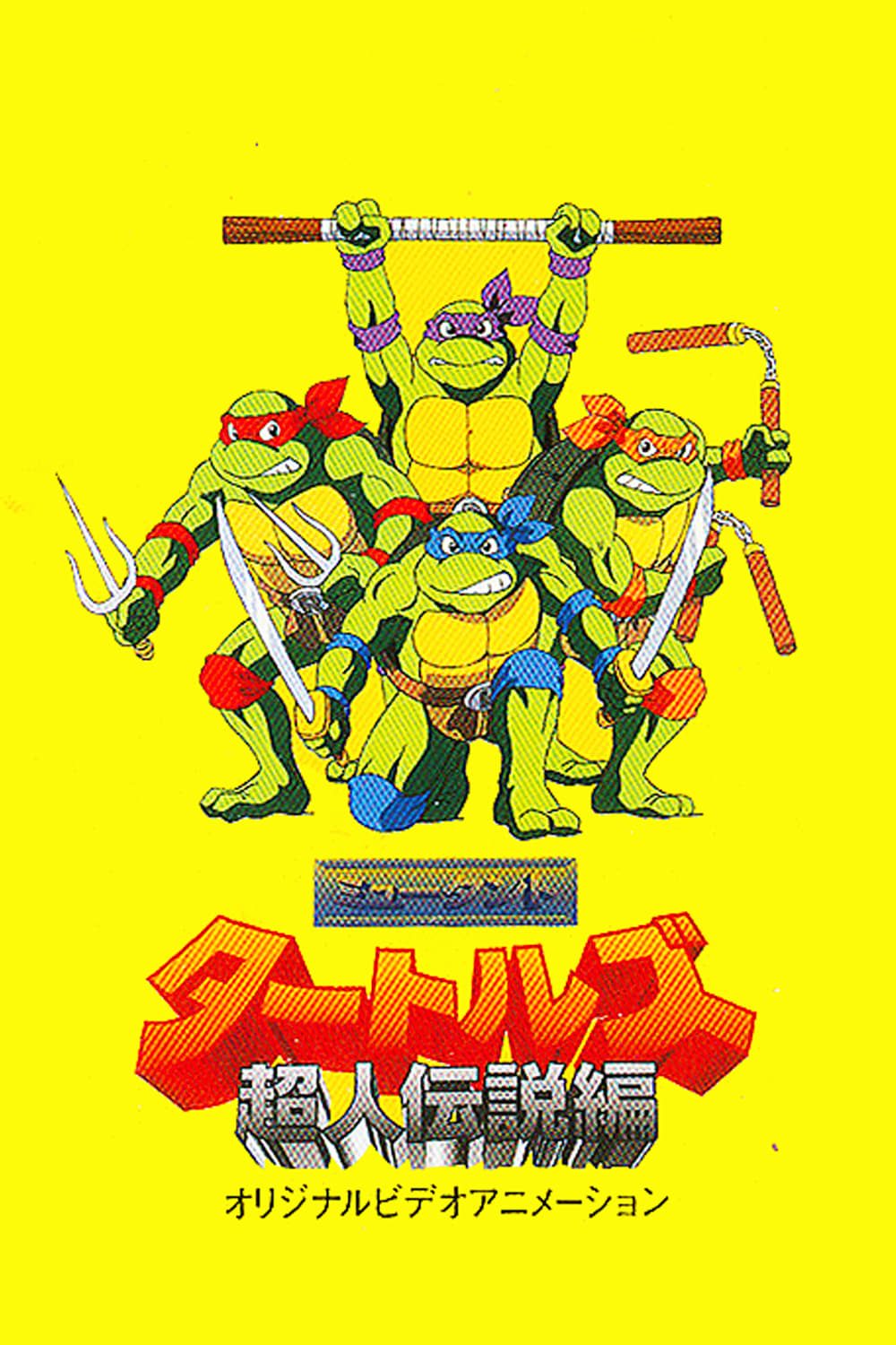 Teenage Mutant Ninja Turtles: Legend of the Supermutants Japanese Movie ...