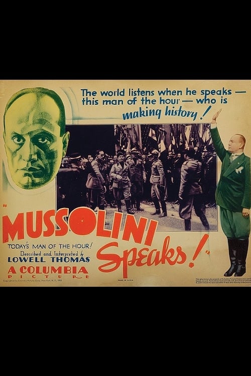 Mussolini Speaks Movie Streaming Online Watch