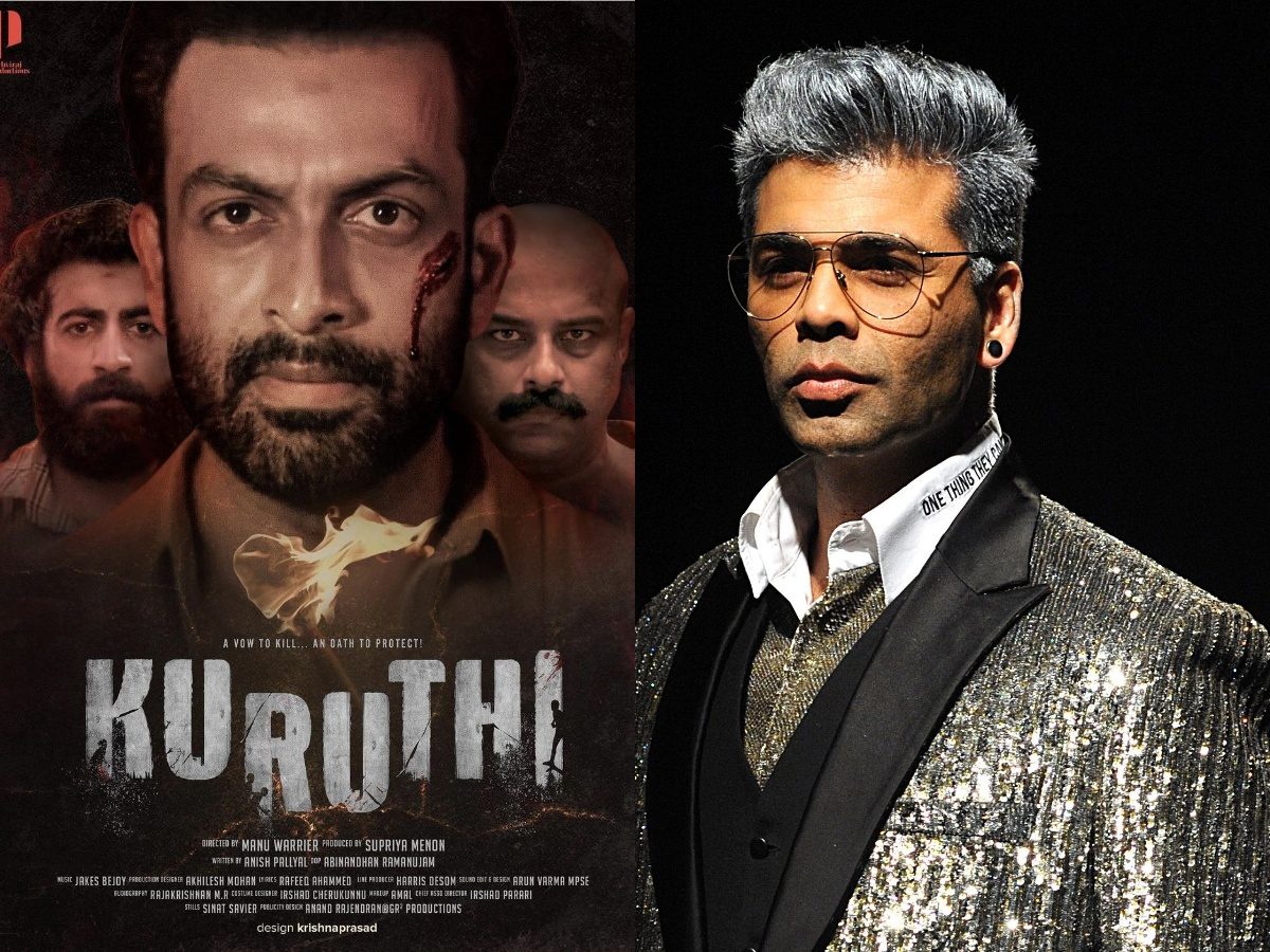 Prithviraj Sukumaran's Kuruthi Trailer Wins New Admirer - Karan Johar!