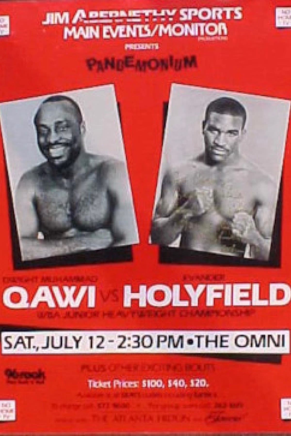 Dwight Muhammad Qawi vs. Evander Holyfield Movie Streaming Online Watch