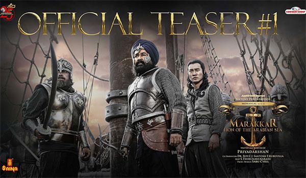 Marakkar: Arabikadalinte Simham Teaser - Mohanlal Is Spectacular!