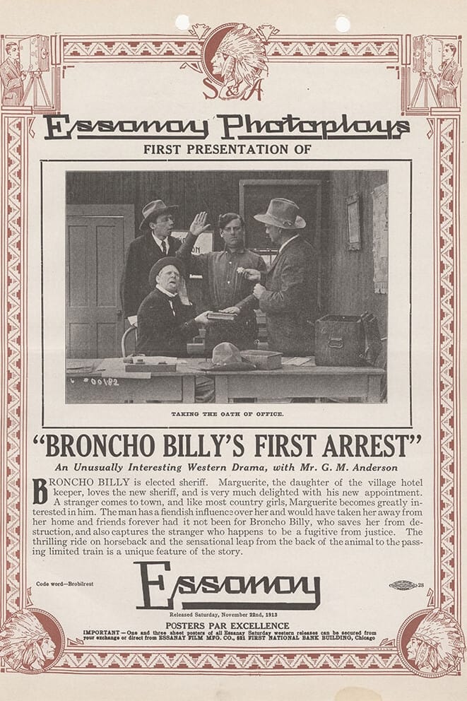 Broncho Billy's First Arrest Movie Streaming Online Watch