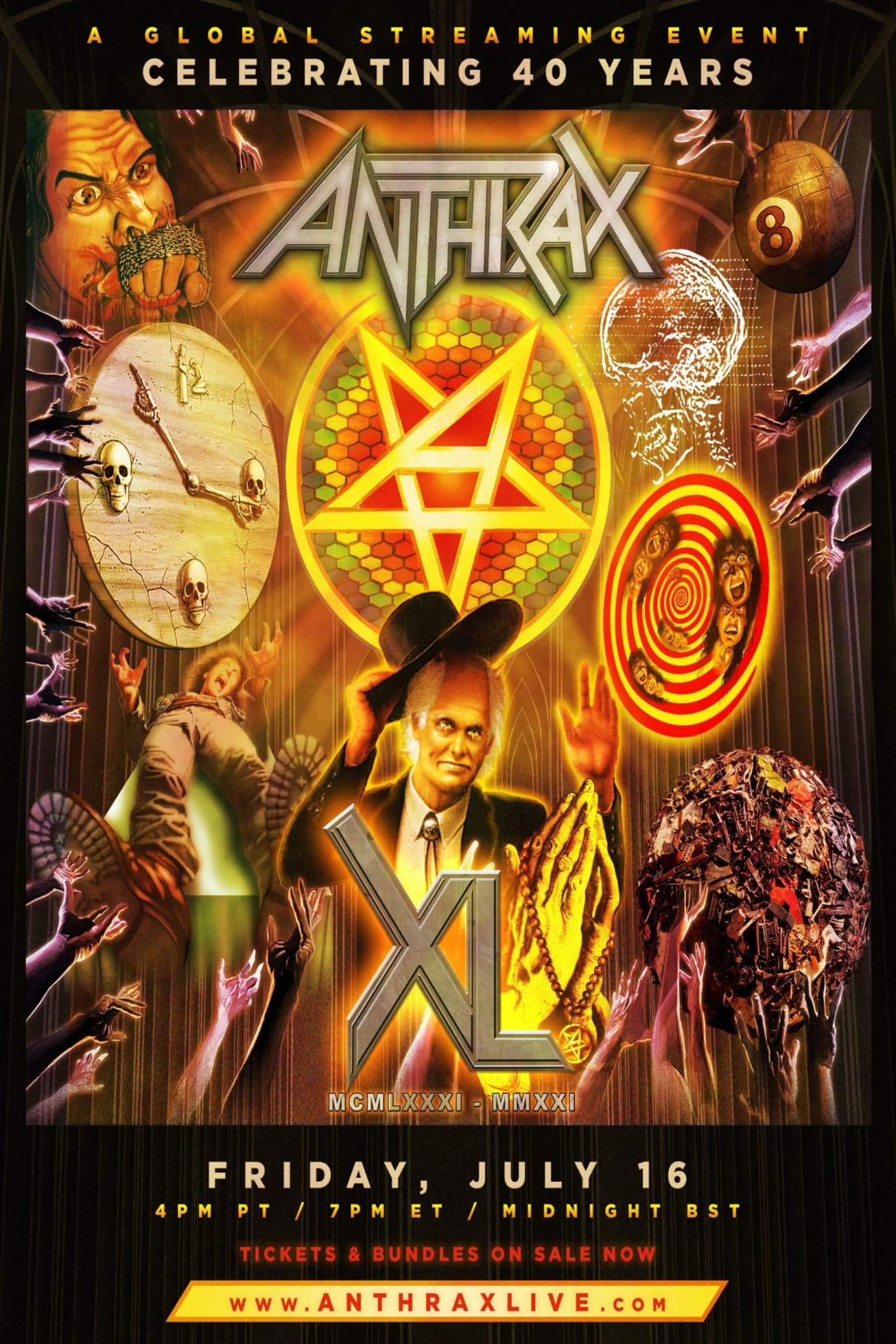 Anthrax: 40th Anniversary Livestream Movie Streaming Online Watch