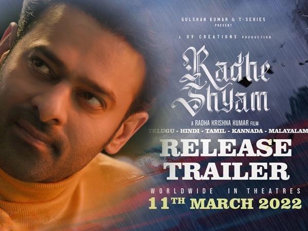Radhe Shyam's Release Trailer Out Now!