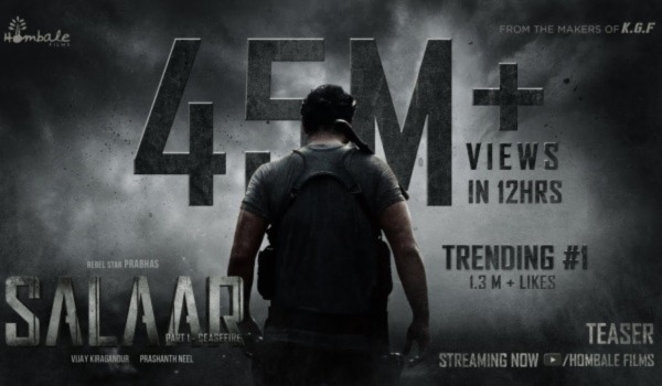 Salaar Teaser Hits Record High Views Despite Angry Fans