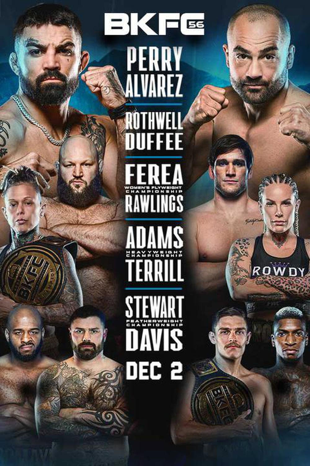 BKFC 56: Perry vs. Alvarez Movie Streaming Online Watch