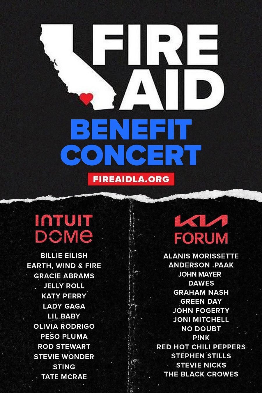 FireAid Benefit Concert Movie Streaming Online Watch on Netflix
